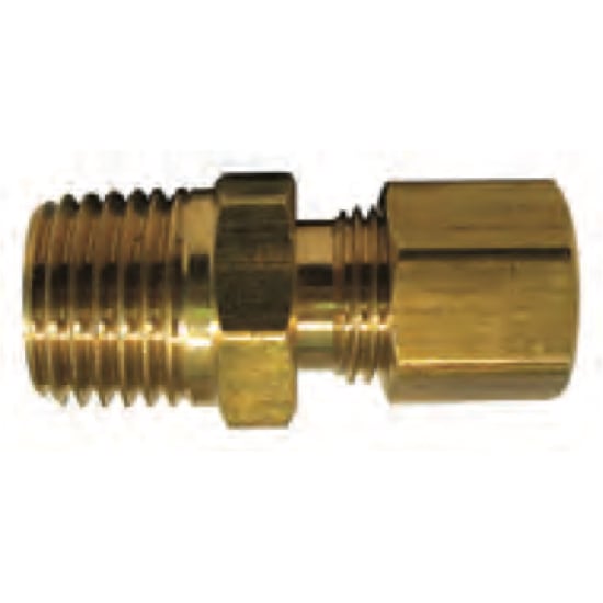 Brass Comp Conn 1/4"T X 1/4"M | Brass Compression Fittings | Magikist